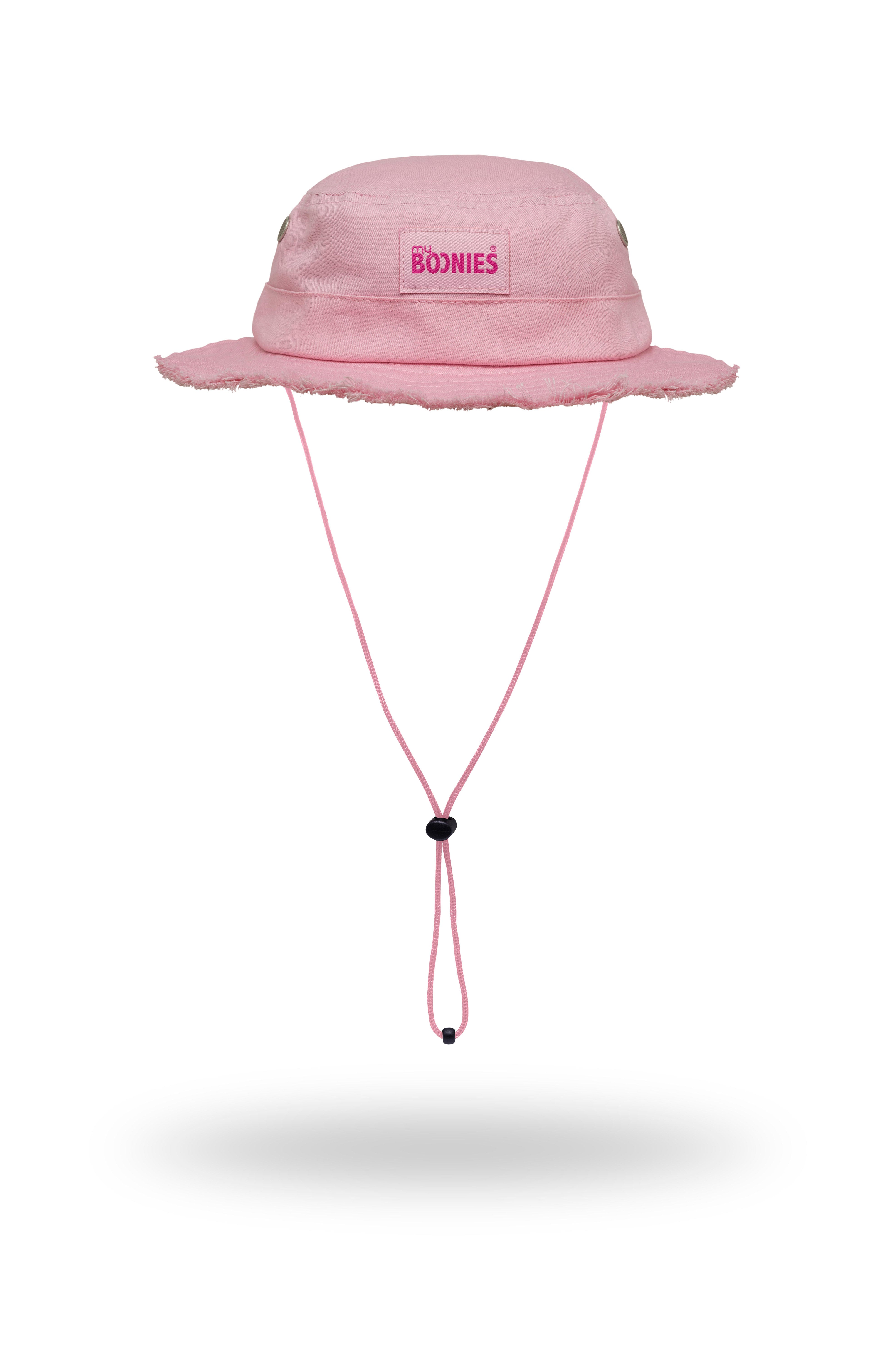 Baby Pink Frayed Brimmed Boonie – myBOONIES